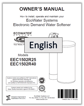 EEC1502 Series – EcoWater Systems