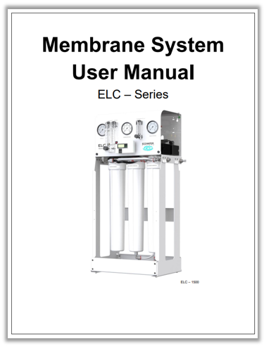 ELC Series Manual – EcoWater Systems