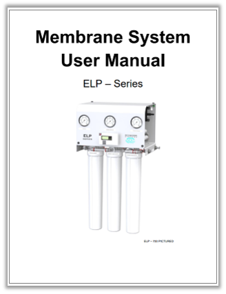 ELP Series Manual – EcoWater Systems