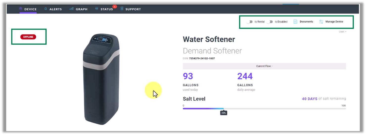 Hydrolink™ Home - Navigating the Web/App – EcoWater Systems