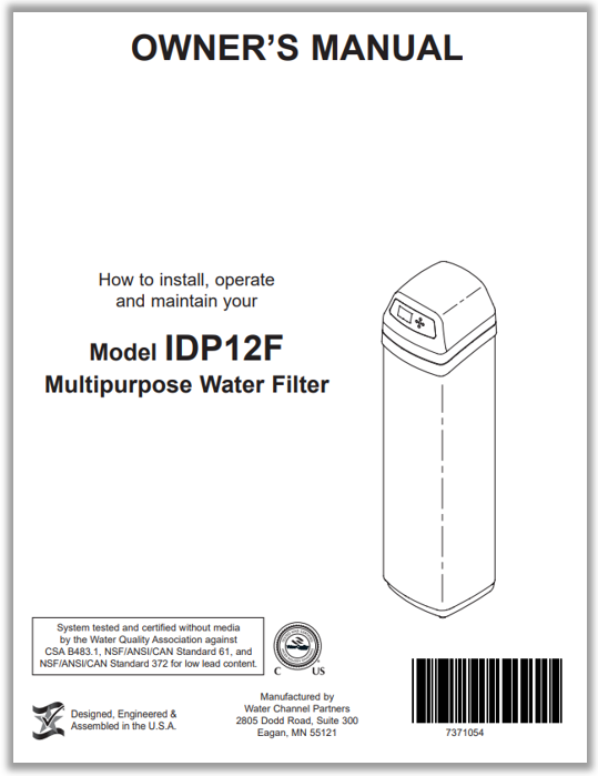 IDP Manuals – EcoWater Systems